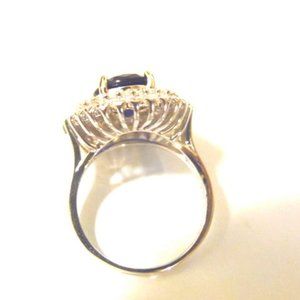 Colleen Lopez | Jewelry | Colleen Lopez Simulated Sapphire Baguette ...